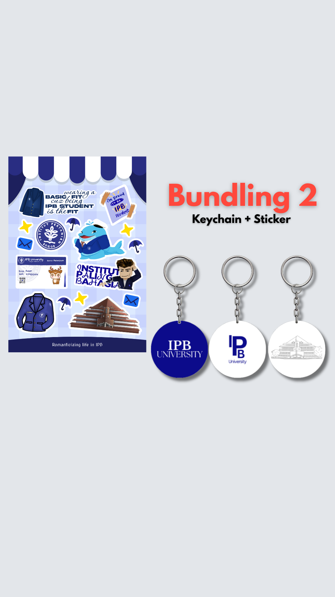 Bundling 2 (Sticker + Keychain)
